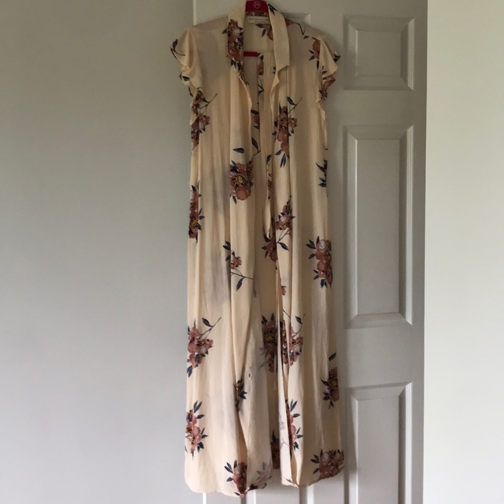 Saltwater Luxe Floral Duster - Gem